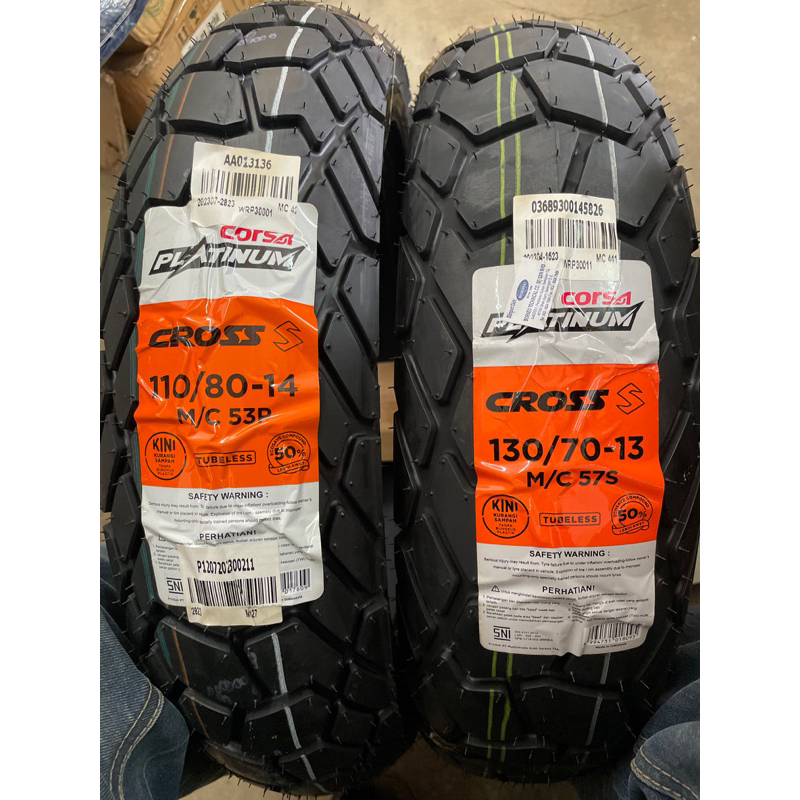 Honda ADV150 / ADV 160 Corsa Combo set 110/80-14 + 130/70-13 (2pcs ...