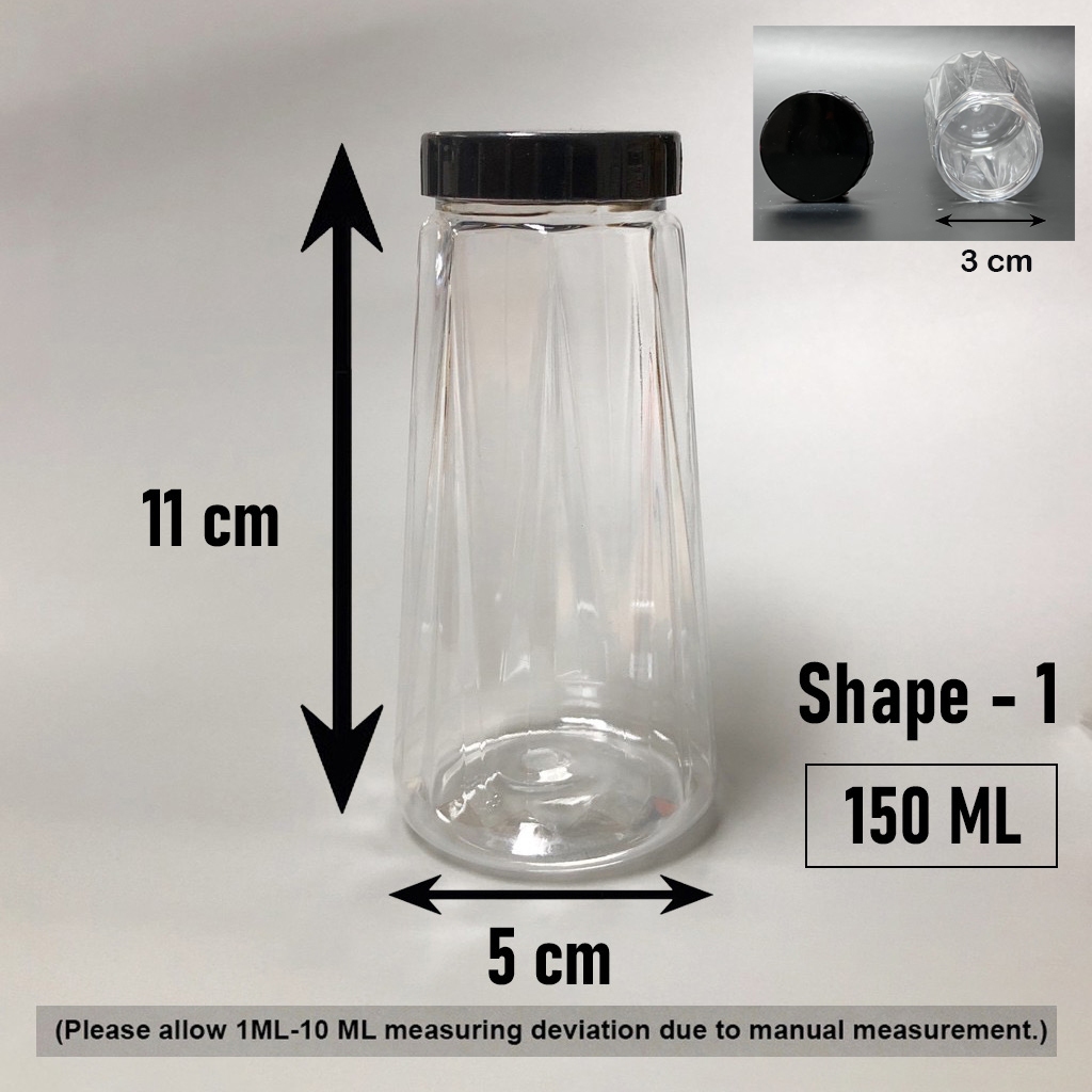 Bekas Botol Wedding doorgift plastik hantaran Container Plastic Bottle ...