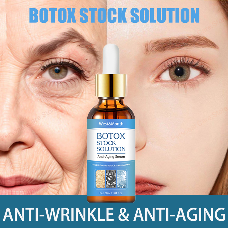 Botox Facial Effecive Anti-aging Anti-Wrinkle Fine Serum Botox Stock ...