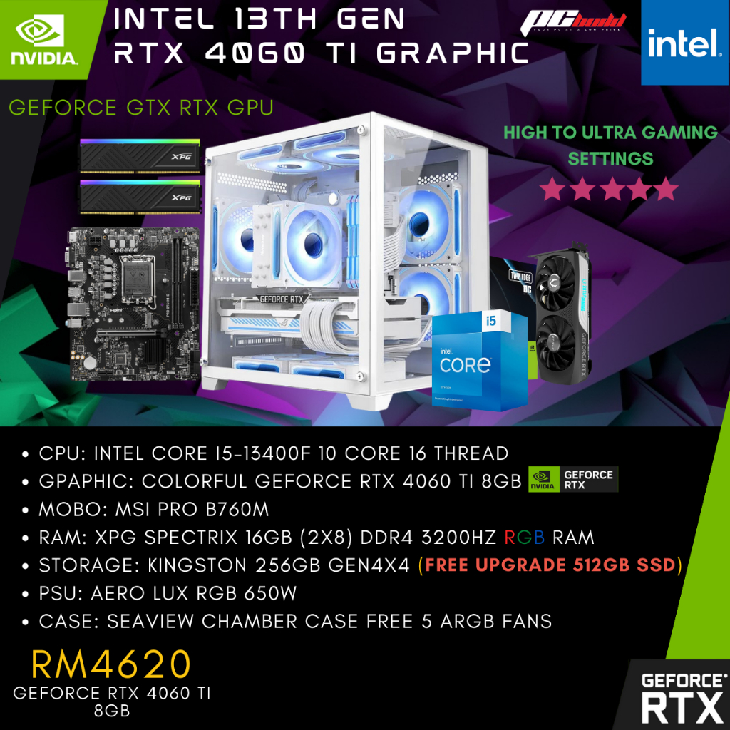 GAMING PC PC GAMING GAMING COMPUTER DESKTOP CPU | Shopee Malaysia