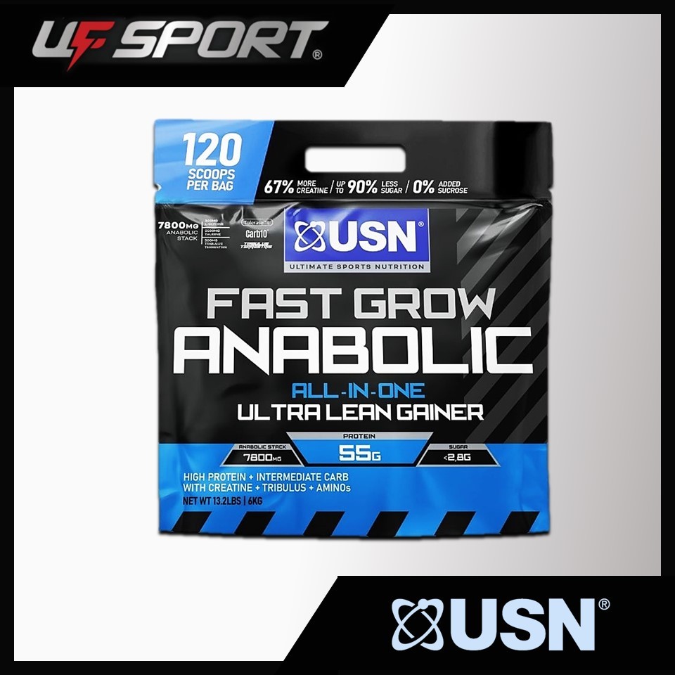 Usn Fast Grow Anabolic Lean Mass Gainer(6kg) | Shopee Malaysia