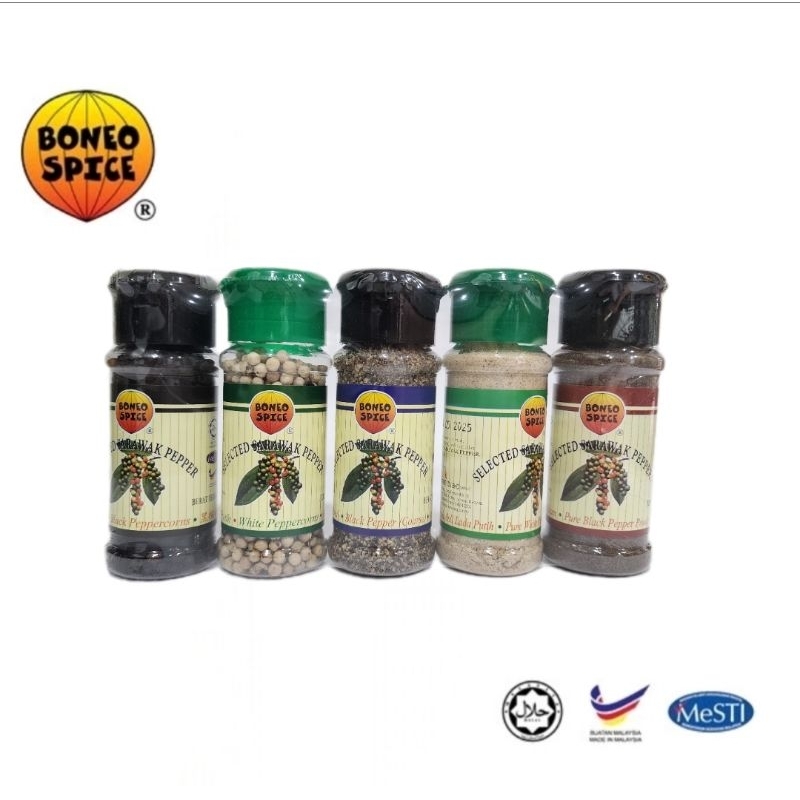 Boneo Spice Sarawak Assorted Pepper 5in1 | Shopee Malaysia