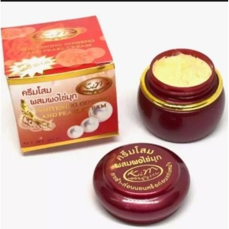 Kim Whitening Ginseng And Pearl Softening Face Cream 20g | Shopee Malaysia