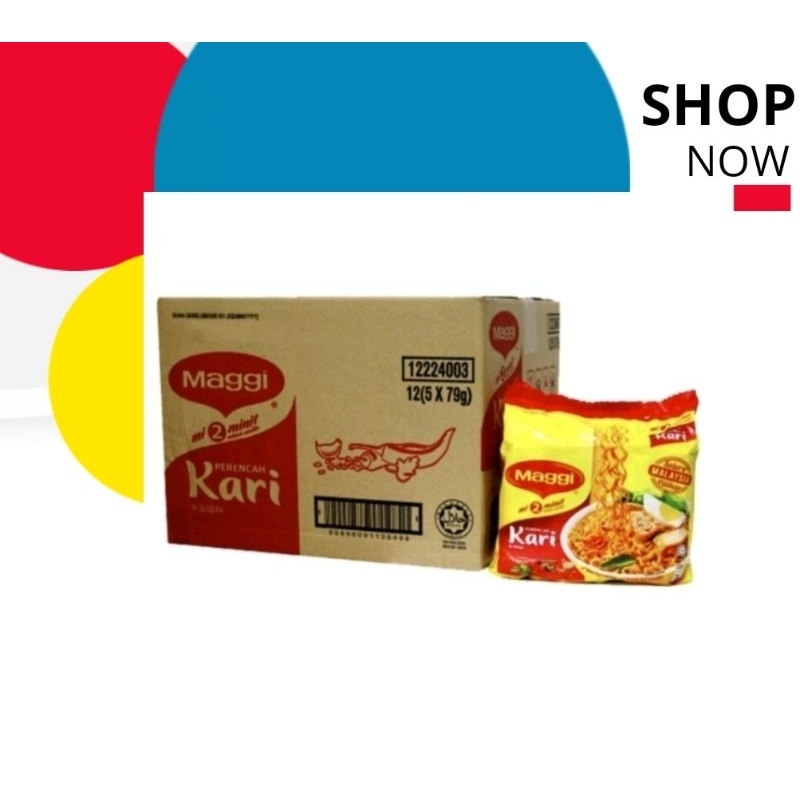 Maggi Kari Carton (12 x 5 x 79g) | Shopee Malaysia