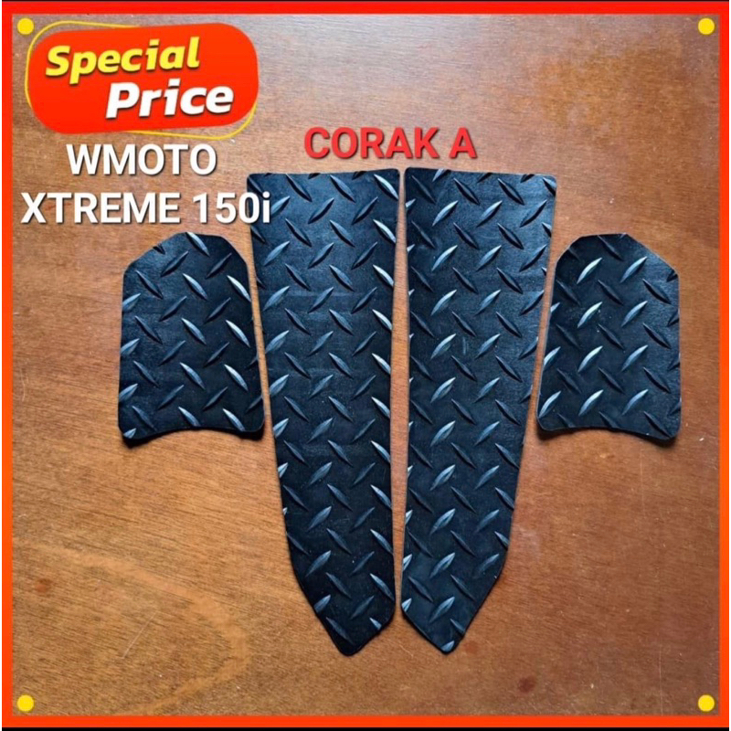 WMOTO XTREME 150i KARPET@GETAH@RUBBER FOOTREST(3 Pilihan Corak A,B&C ...