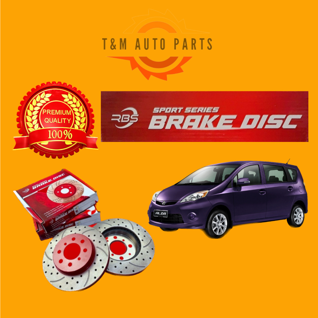 ORIGINAL RBS SPORT FRONT DISC ROTOR PERODUA ALZA(2008-2013) | Shopee ...