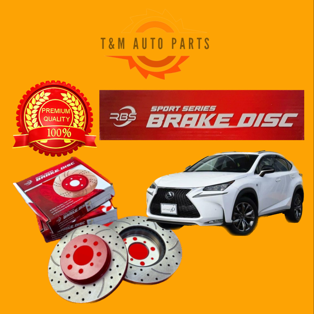 ORIGINAL RBS SPORT FRONT DISC ROTOR LEXUS RX350/GGL15/GGL16/AGL10 ...