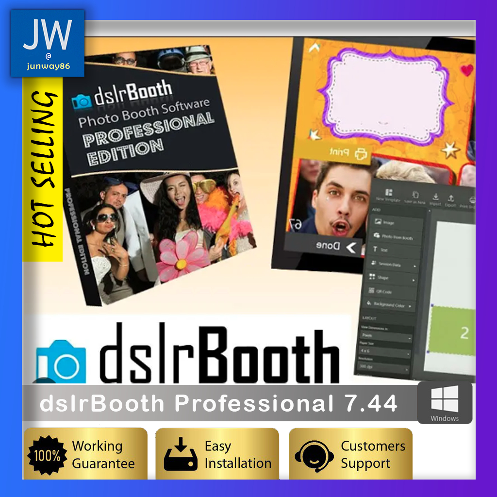 dslrBooth Professional 7.44 (2023 Version) Full Version with ...