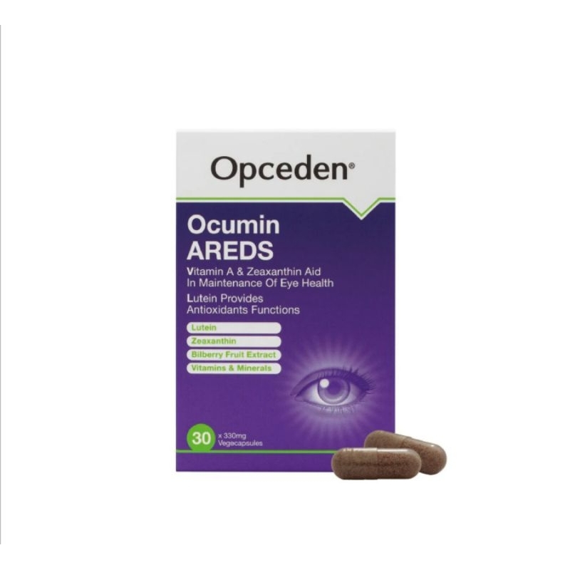 Opceden Ocumin Areds 330MG x 30's vegecapsules (EXP : 2026/05/01 ...