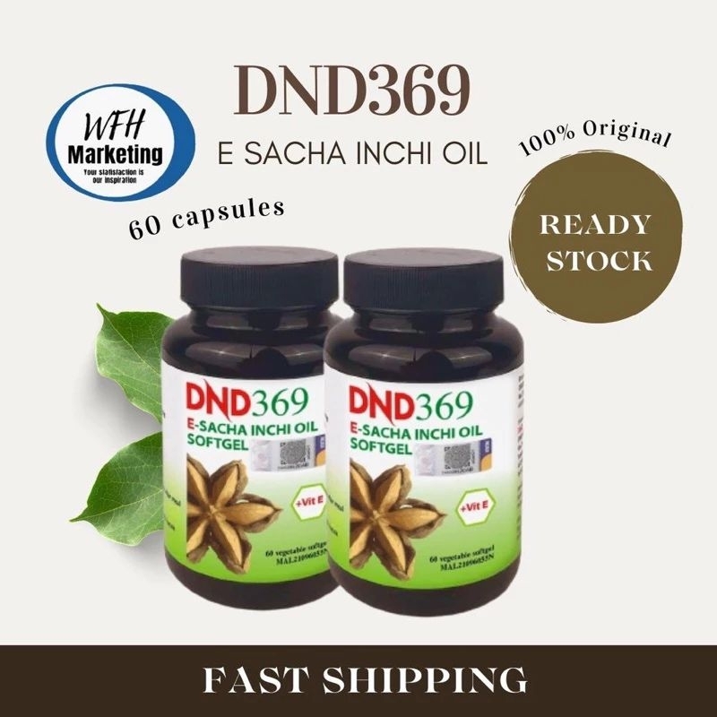 OFFER‼️ ( POST TODAY ) DND 369 SACHA INCHI OIL 60softgel/capsule ...