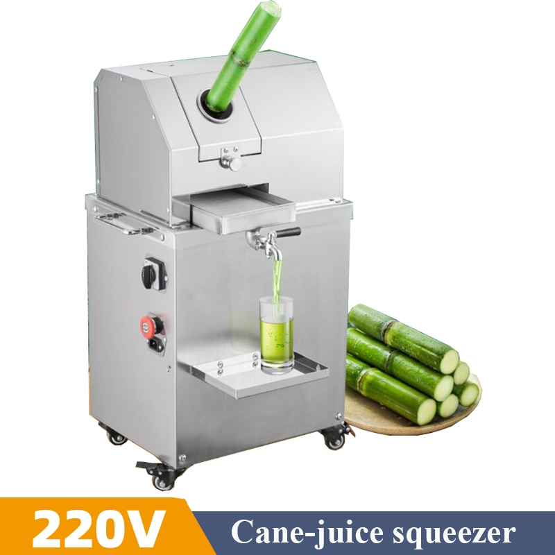 Commercial Sugarcane Juice Squeezer Automatic Electric Sugar-cane Press ...