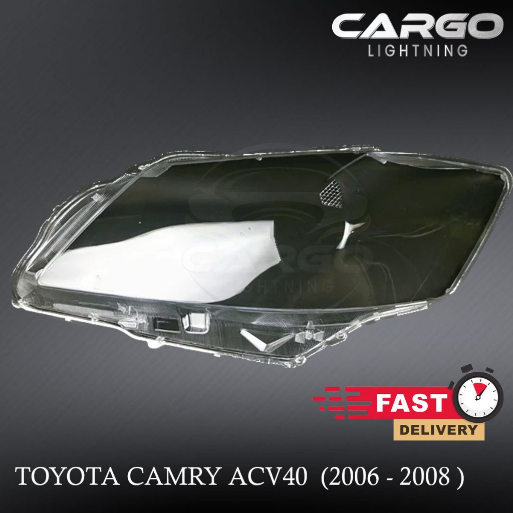 TOYOTA CAMRY ACV40 06 07 08 HEADLAMP COVER / HEADLIGHT COVER / HEADLAMP LENS / HEADLIGHT LENS ...