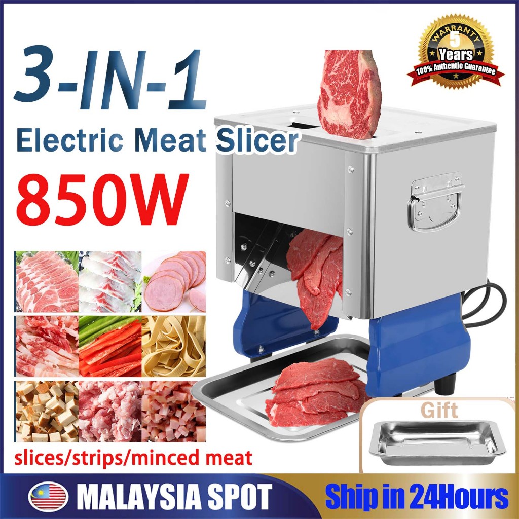 Electric Slicer Commercial Automatic Meat Cutting Machine Meat Grinder ...