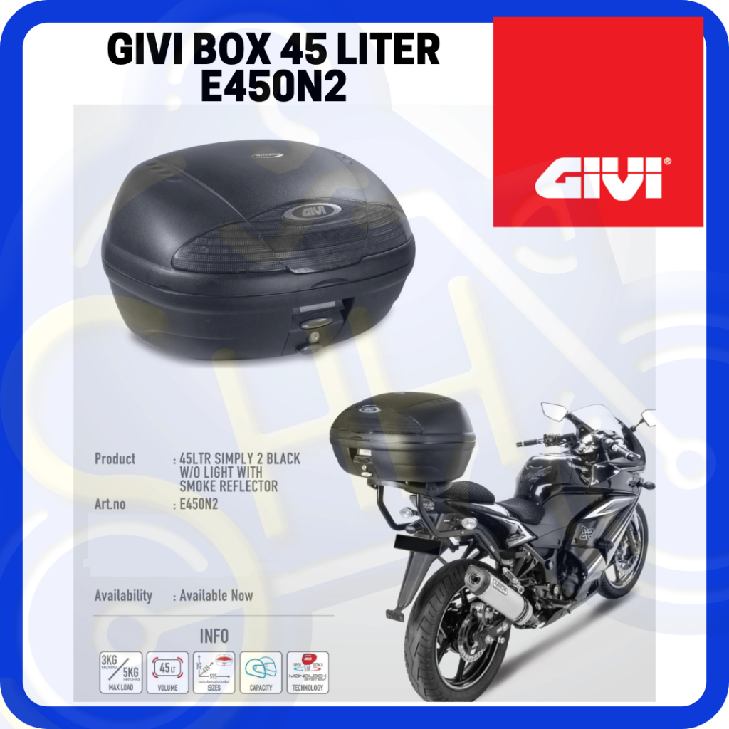 GIVI BOX ORIGINAL ALL MODEL MOTORCYCLE B27N , B270N , B32N , B32N-ADV ...