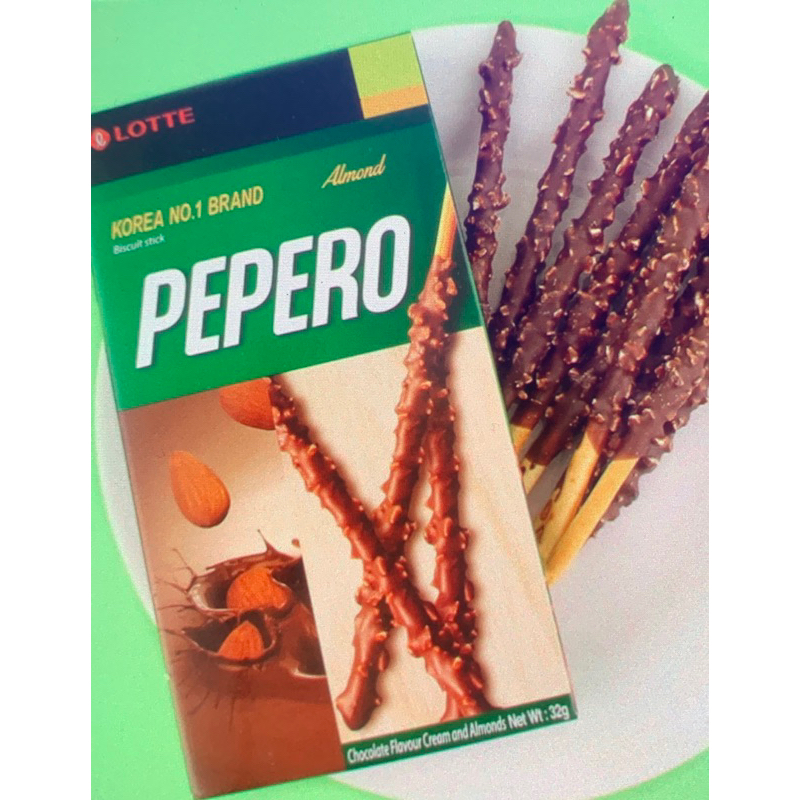 Lotte Pepero Almond 32g | Shopee Malaysia