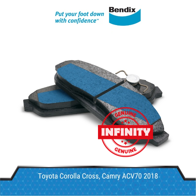 Bendix Front Brake Pads for Toyota Corolla Cross, Camry ACV70 2018 ...