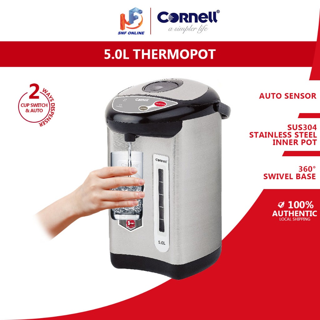 Cornell Thermo Pot Thermopot (5.0L) CTP-TS50SS | Shopee Malaysia