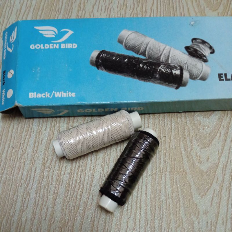 🔥🔥🔥BENANG GETAH/ELASTIC THREAD GOLDEN BIRD 🔥🔥 | Shopee Malaysia