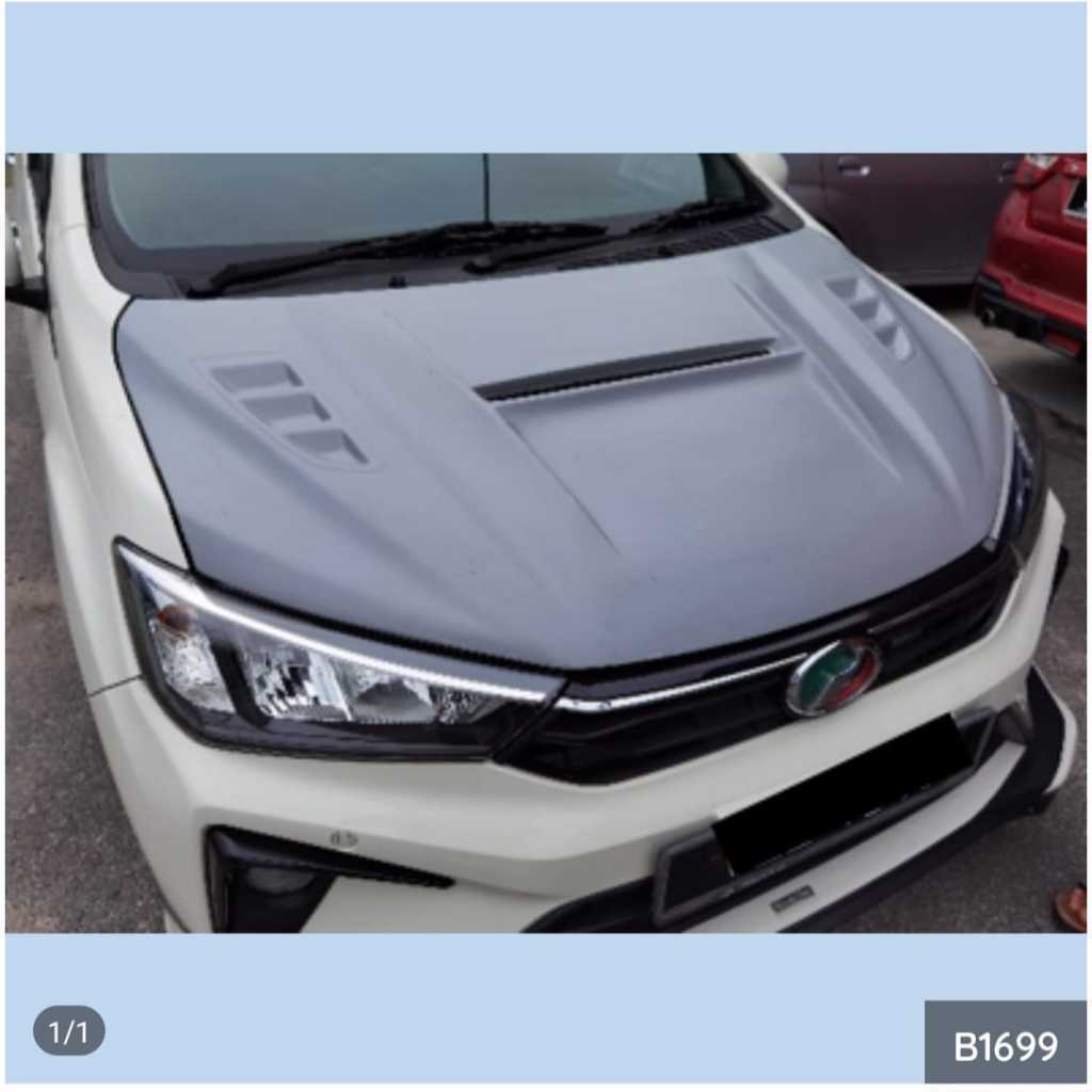 Perodua Bezza Mugen Advance Front Bonnet Fiber Body Kit Ready Stock ...