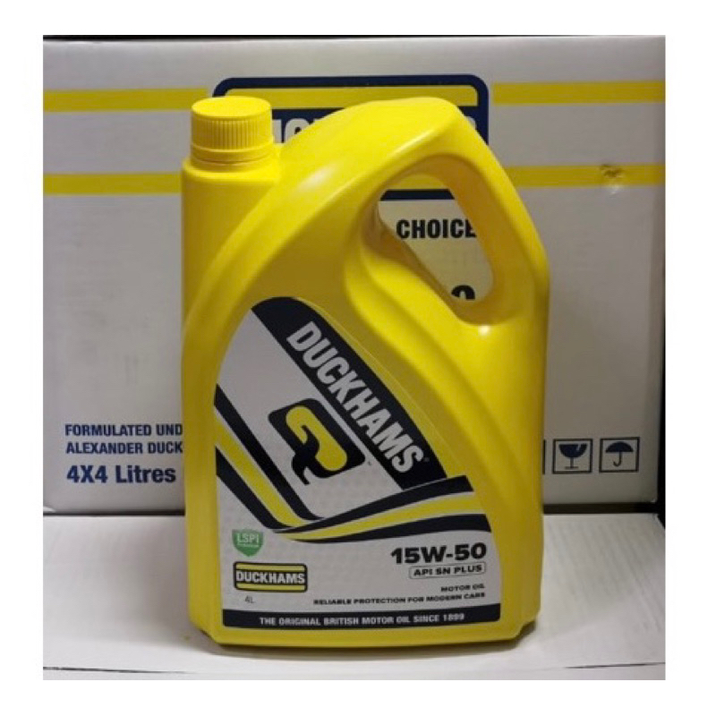 DUCKHAMS 15W50 Engine Oil 4L | Shopee Malaysia