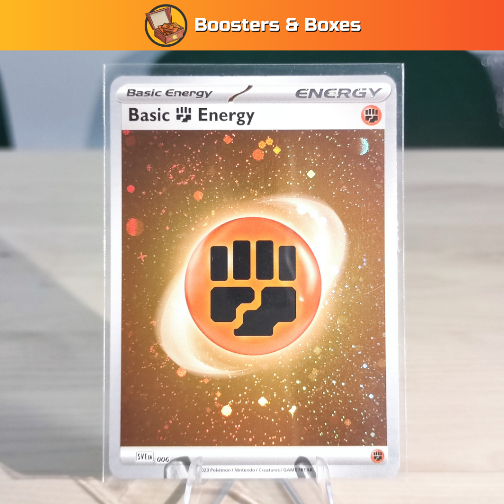 Basic Fighting Energy (Cosmos Holo) (006) [Scarlet & Violet 151 ...
