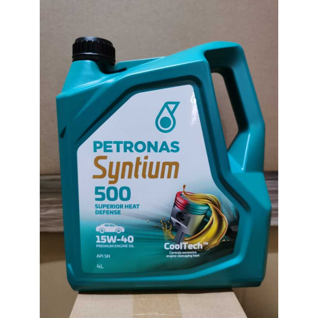 [EM] PETRONAS Syntium 500 15W40 4L Mineral Oil. Minyak Hitam Engin ...