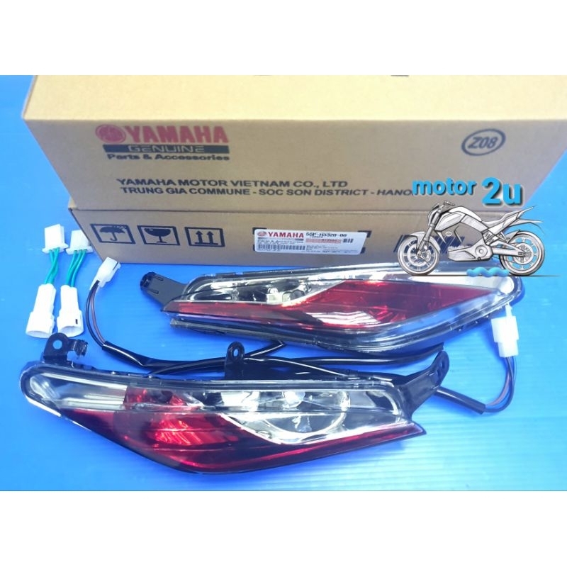 LC135 NEW V2 Front Signal Set Vietnam Original Clear + Orange Lampu Depan Pilot Lamp | Shopee ...