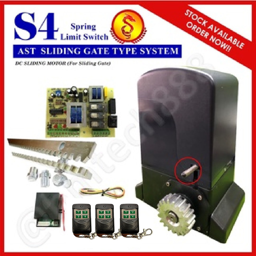 BSM SEL2000 AC SLIDING SPRING TYPE AUTO GATE SYSTEM (1500KG) - AC 230V ...