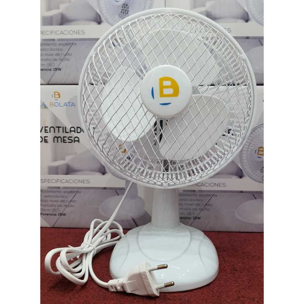 💥HOT SALE💥LA BOLATA Fan WHITE New Electric Fan Clip Air Works Table ...
