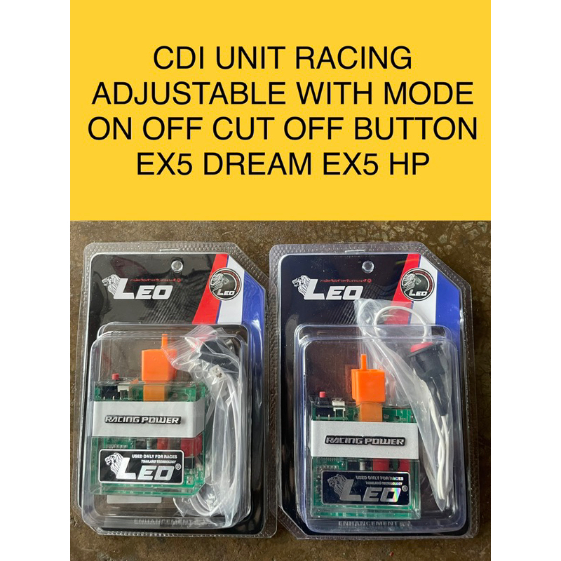 EX5 CDI UNIT RACING LEO THAILAND ADJUSTABLE MODE WITH CUT OFF BUTTON ...