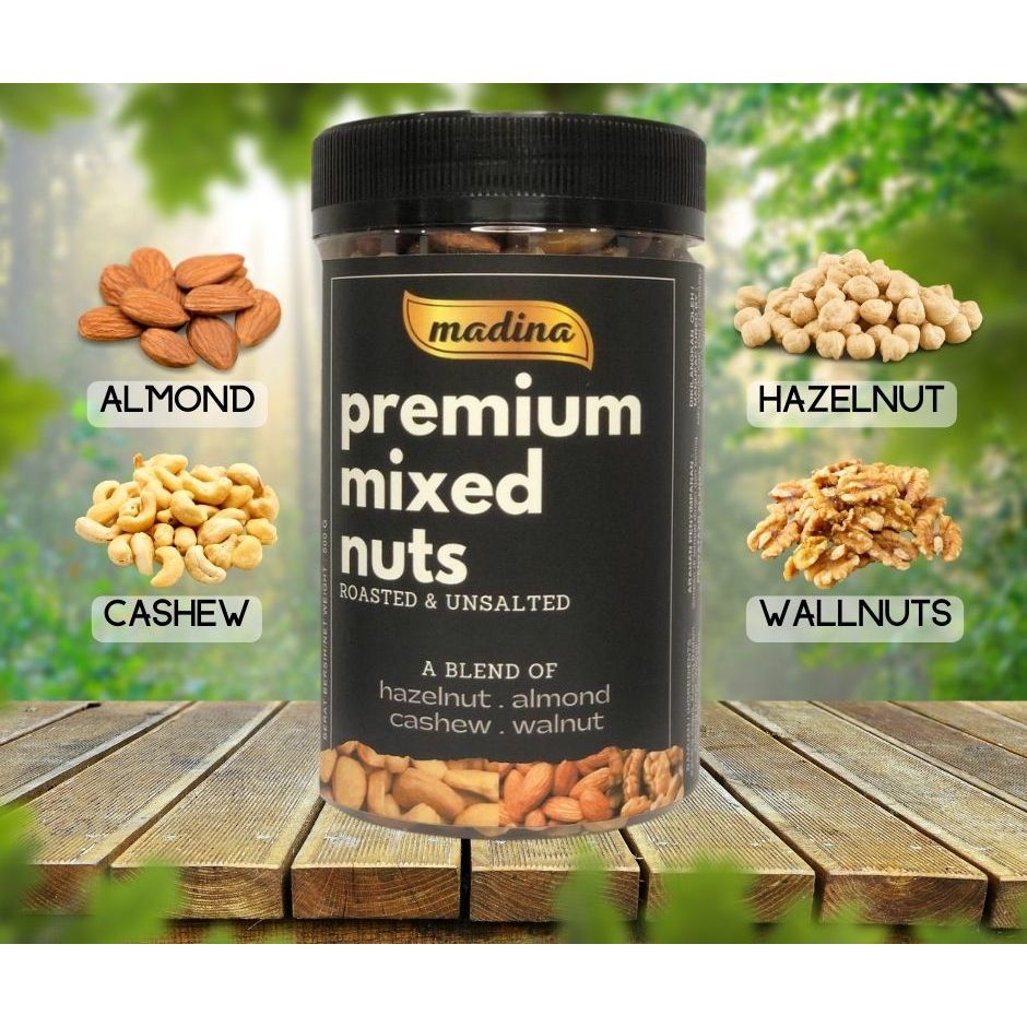 [UNSALTED, ROASTED] Mix Nuts with Seeds & Fruits/USA Almond/Cashew Nuts ...