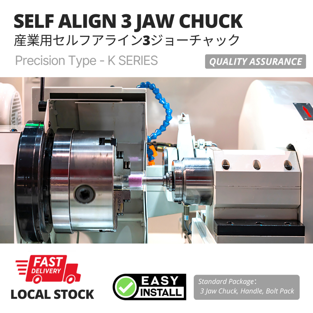 [Local Stock] Lathe 3 Jaw Chuck 3" 4“ 5“ 6” K11 Industrial Lathe ...
