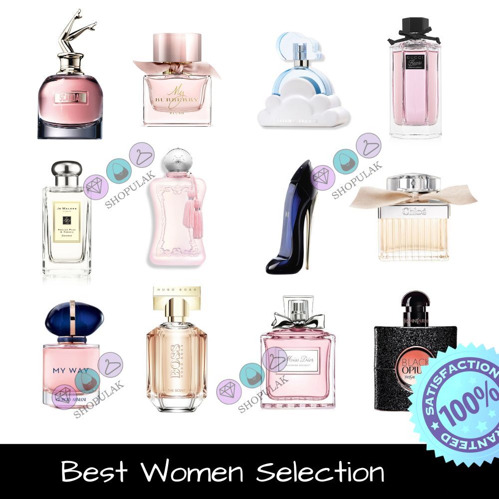 (FREE-G|FT) 💯(0ri) 30 Best Perfume for Women 😍 100ml New-ln-BOX Minyak ...
