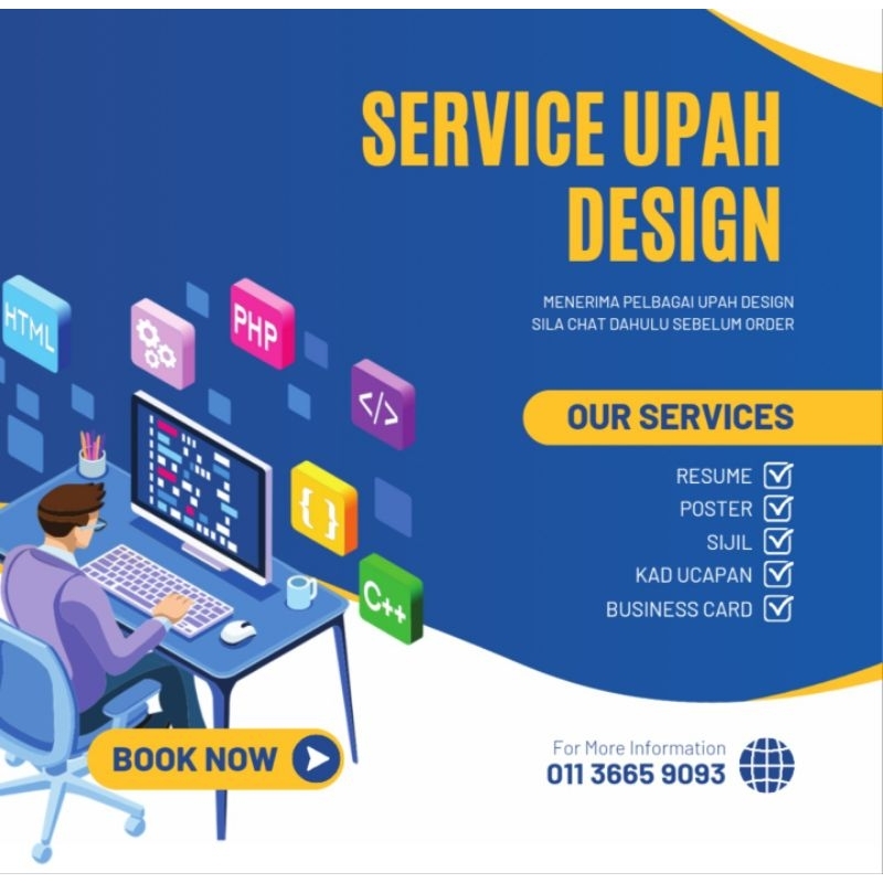 upah design graphic kad kawen/sijil/banner/bisnes kad/poster dan lain ...