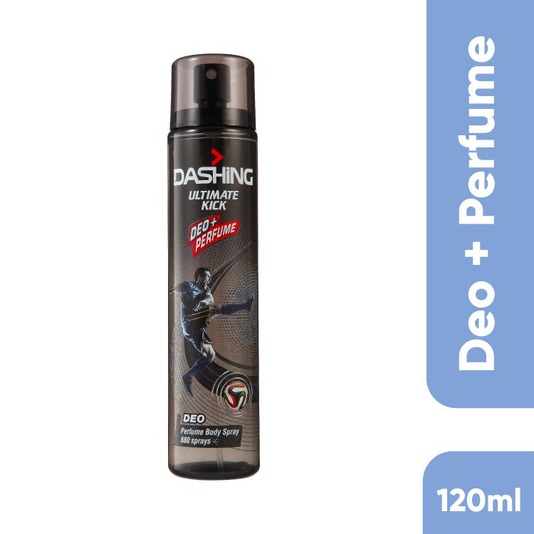 DASHING Deodorant Perfume Body Spray Ultimate Kick 120ml | Shopee Malaysia