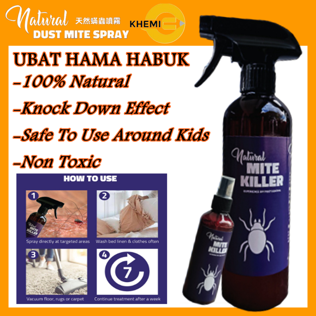 Natural Dust Mites Spray. Hama Habuk Spray | Shopee Malaysia
