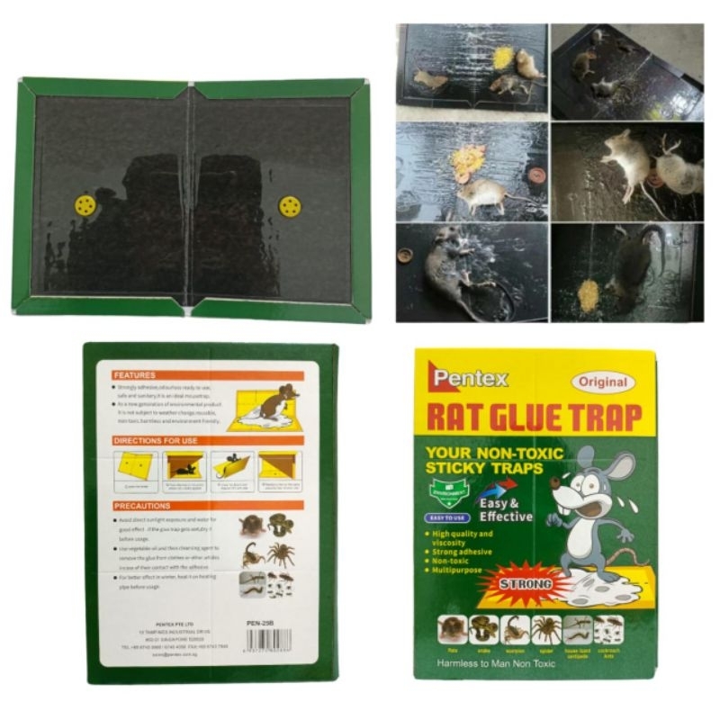 ZR3908 Mouse Catcher Trap Super Glue Power Gum Strongly Adhesive Traps ...