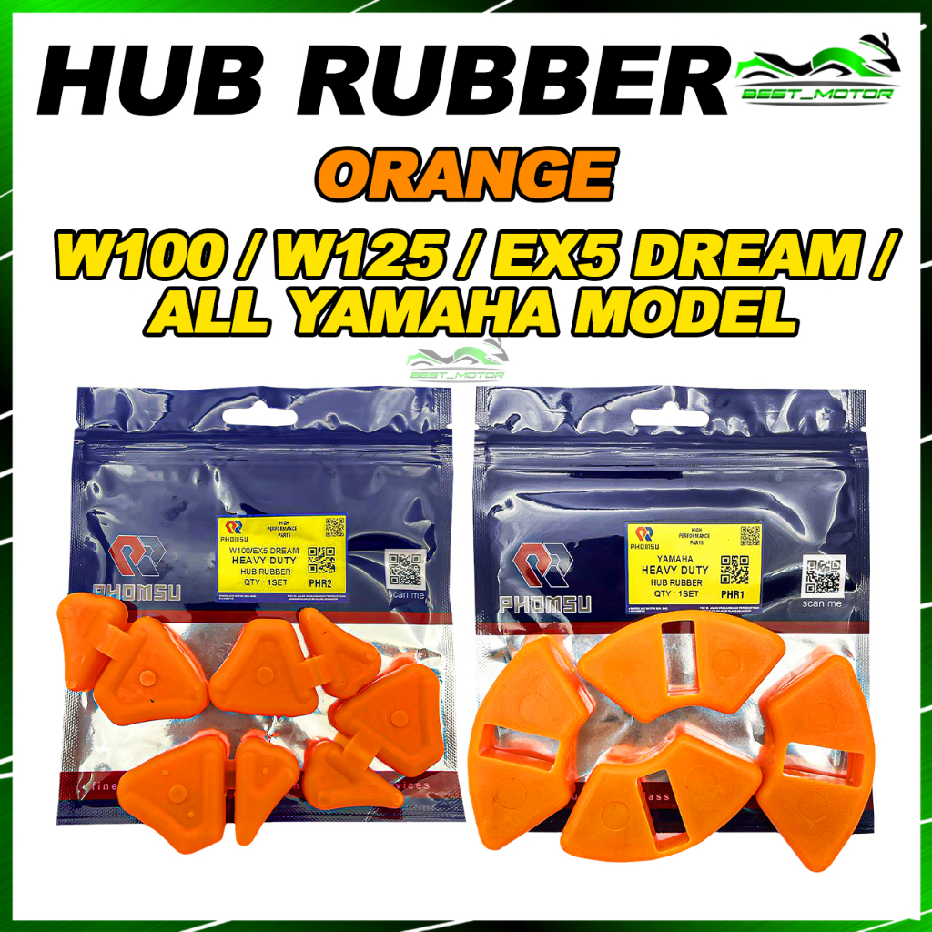 PHOMSU HUB RUBBER HUB GETAH HONDA WAVE100 / EX5 DREAM / WAVE125 ...