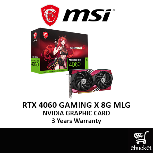 MSI GeForce RTX 4060 GAMING X 8G MLG NVIDIA GRAPHIC CARD | Shopee Malaysia