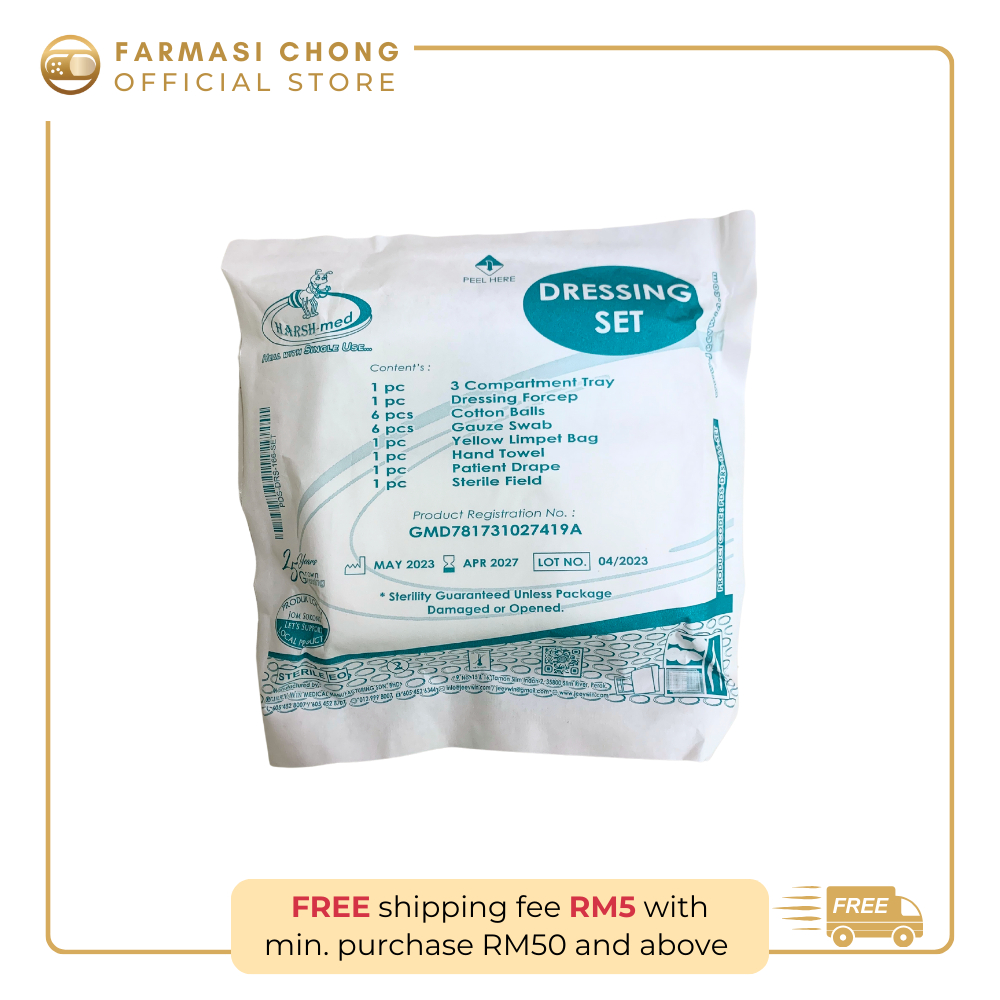 Sterile Disposable Dressing Set (1 forcep) | Shopee Malaysia