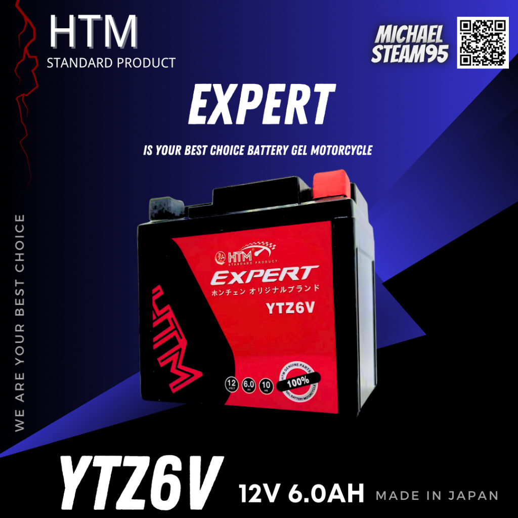 YTZ6V YTZ6 BATTERY MOTORCYCLE RS150 CBR150 PCX150 new CLICK150i CBR125 ...