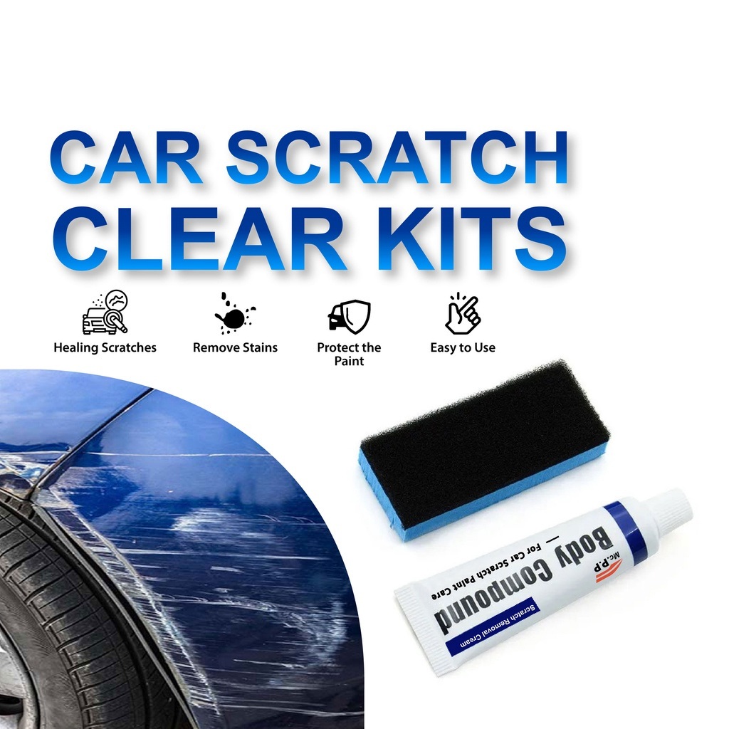 Body Compound Car Scratch Removal Cream Scratch Clear Kit Car Body ...