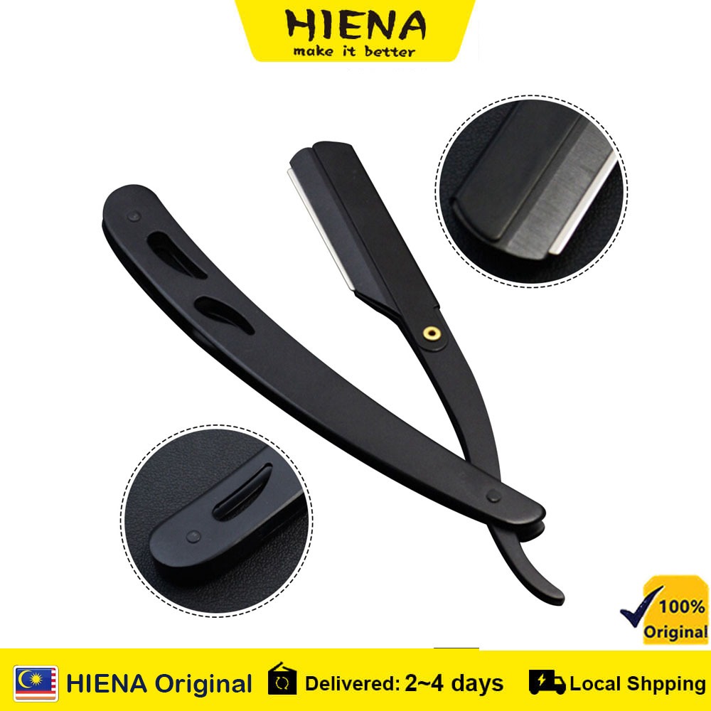 Hiena Single Copper Handle Razor Barber Tools Hair Razor and Blades ...