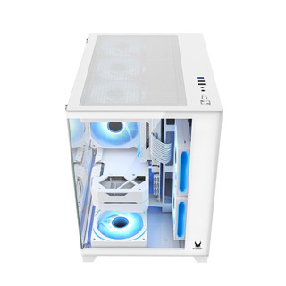 Flexi Tech INVASION D7000 Black & White PC Desktop Casing Come With 6 ...