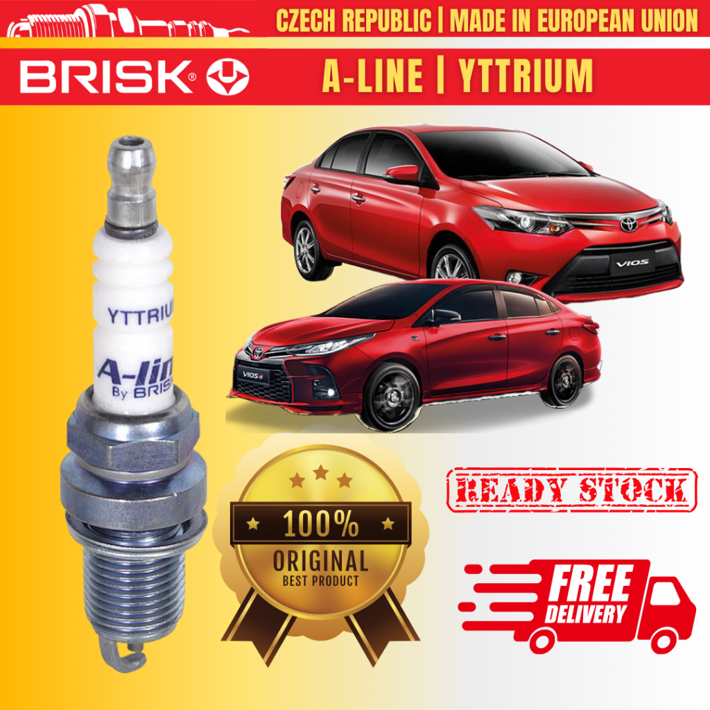 BRISK A LINE A11-DR15YCY-1 | TOYOTA VIOS NCP150/151 SPARK PLUG(1set ...