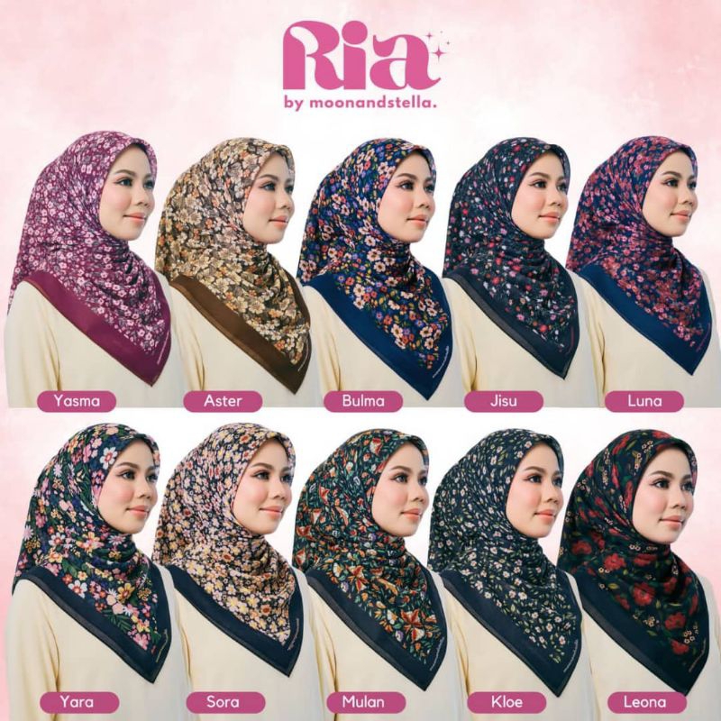 MOON AND STELLA 🎀BAWAL PRINTED KOLEKSI RIA BY MOONANDSTELLA🎀 | Shopee ...