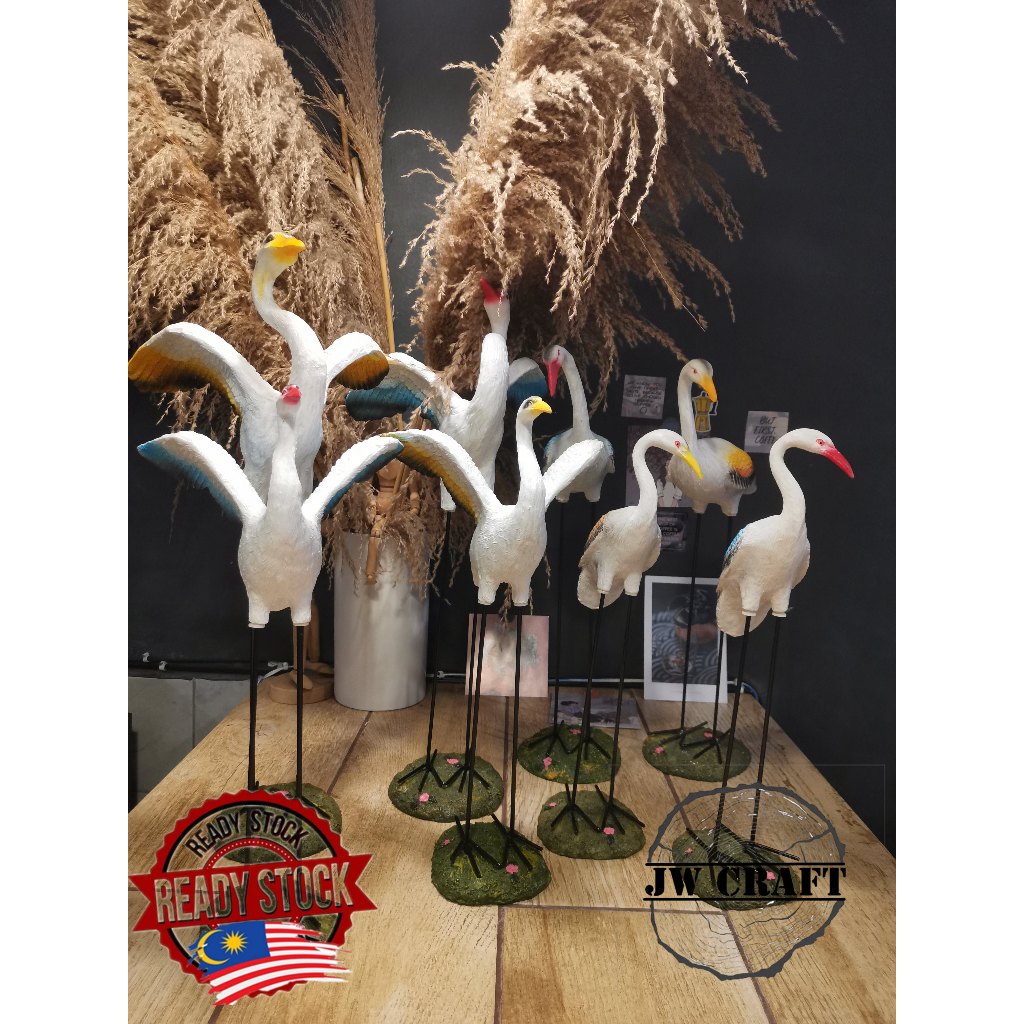 🏡Home Sweet Home🏡 Garden Art Retro Swan Decoration Angsa Deco Hiasan ...