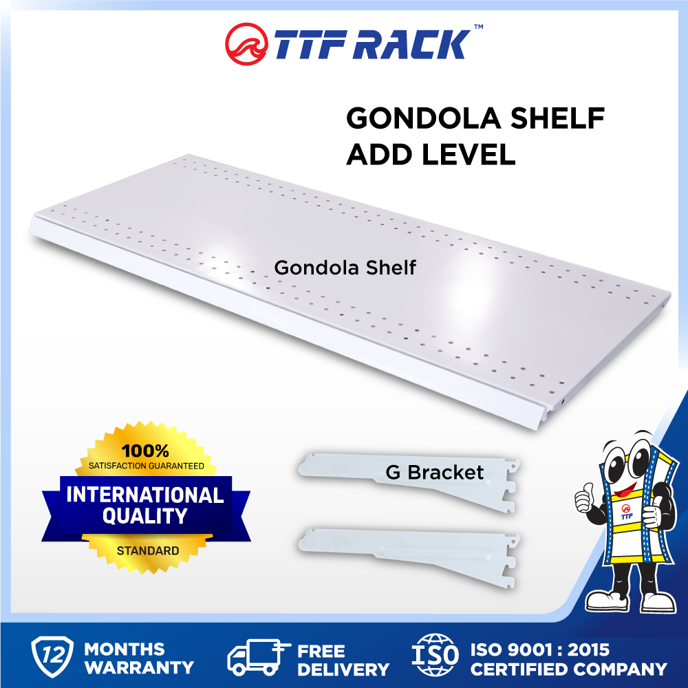 TTF Rack™ (GONDOLA ADD LEVEL) Standard Gondola Add Level Shelving Width ... TTF Rack™ (GONDOLA ADD LEVEL) Standard Gondola Add Level Shelving Width ...