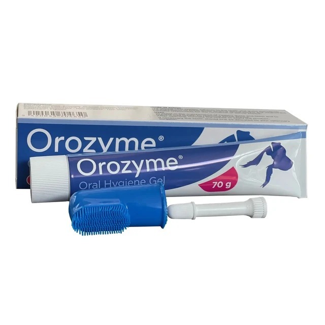 Orozyme Oral Hygiene Gel for Dog & Cat (70g with Free FingerBrush ...