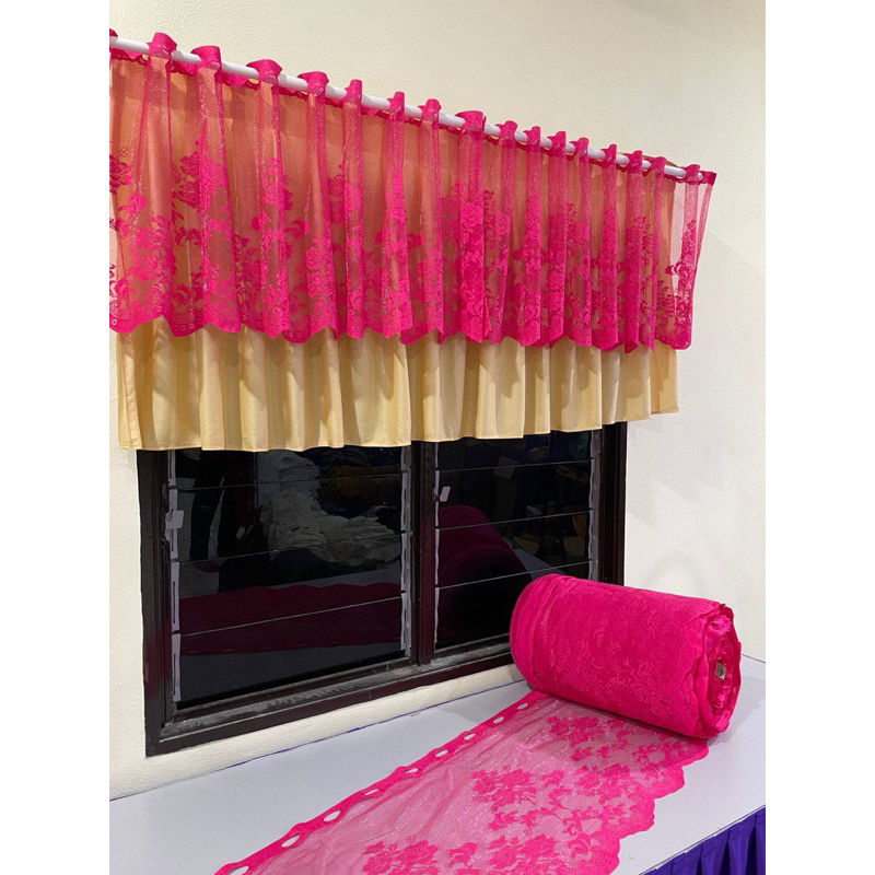 Lace langsir tingkap (lace shj) | Shopee Malaysia